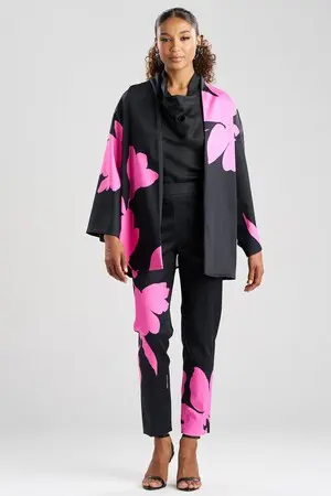 Natori Peony Cotton Chino Coat