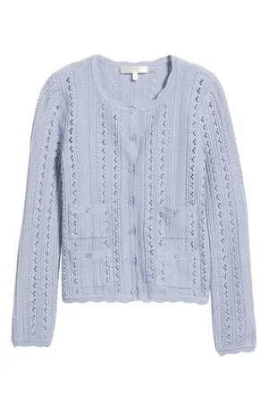 LoveShackFancy Emlynn Pointelle Cardigan