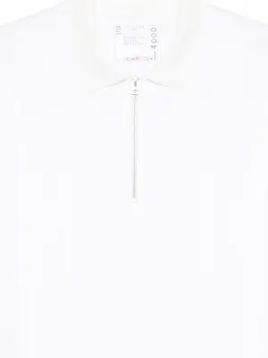 Sacai Cotton Polo Shirt - White