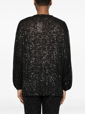 Missoni Sequin-embellished Cut-out Blouse - Black