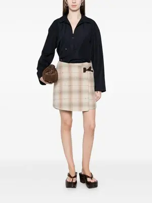 Loewe Wool And Cashmere Mini Skirt