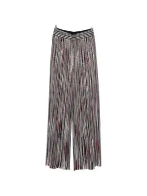 Missoni Striped Wide-leg Trousers - Brown