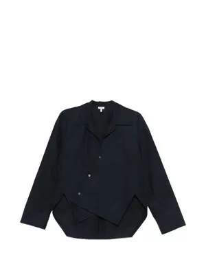 Loewe Cotton Asymmetric Shirt - Blue