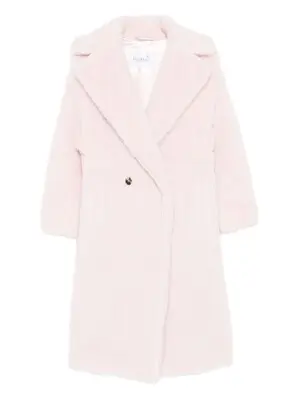 Max Mara Double-breasted Coat - Pink