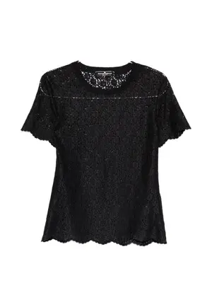 Ermanno Scervino Embroidered T-shirt - Black