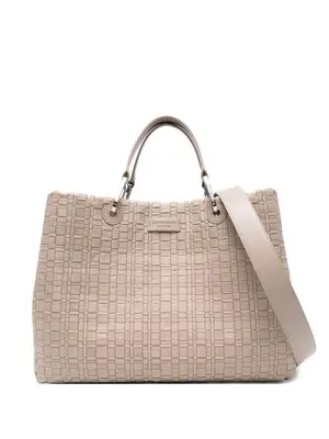 Emporio Armani Medium Shopper Tote - Grey