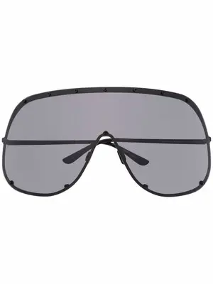 Rick Owens Shield Sunglasses - Black