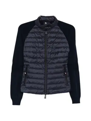 Moncler Padded Cardigan - Blue