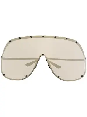Rick Owens Shield Sunglasses - Black