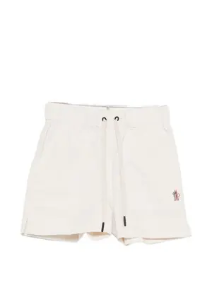 Moncler Logo Drawstring Shorts - White