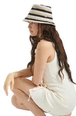 Brixton Lisboa Stripe Bucket Hat