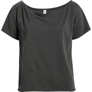 Bp. Relaxed Fit Boat Neck Cotton T-shirt - Black