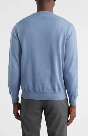 Canali Cotton Crewneck Sweater