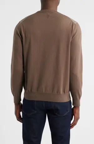 Canali Cotton Crewneck Sweater