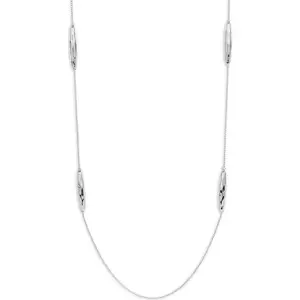 Nordstrom Molten Bead Station Necklace - Silver