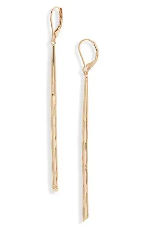 Nordstrom Twisted Bar Linear Earrings - Gold