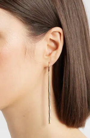 Nordstrom Twisted Bar Linear Earrings - Gold