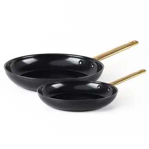 GREENPAN Reserve 2-piece Open Frypan Set, 8-inch & 10-inch - Black