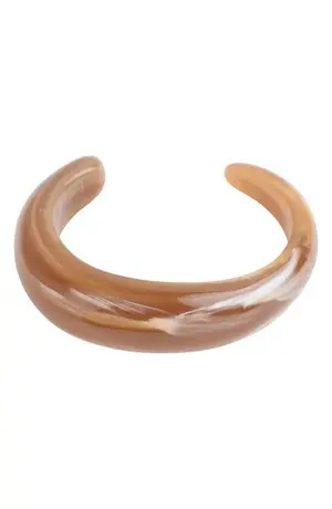PANACEA Resin Cuff Bracelet - Brown