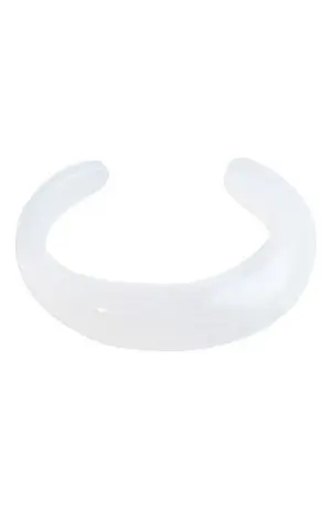 PANACEA Resin Cuff Bracelet - White