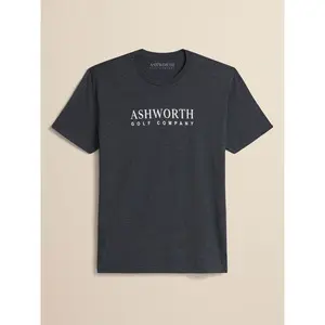 ASHWORTH GOLF Ashworth Label Tee - Charcoal