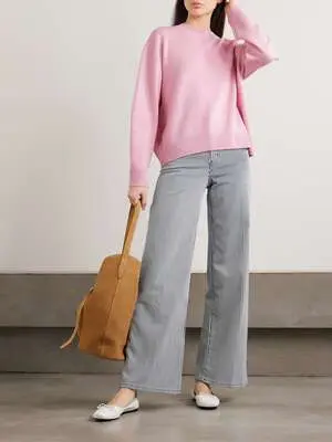 FRAME Le Slim Palazzo Striped Jeans