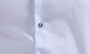 Bugatchi Axel Shaped Fit Floral Jacquard Button-up Shirt - Sky
