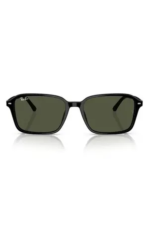 Ray-ban 56mm Square Sunglasses Black