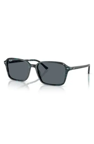Ray-ban 56mm Square Sunglasses - Blue