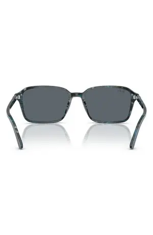 Ray-ban 56mm Square Sunglasses - Blue
