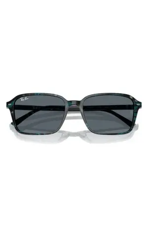 Ray-ban 56mm Square Sunglasses - Blue