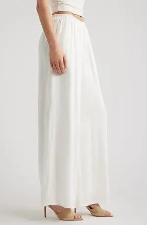 House Of Cb Alexa Wide Leg Pull-on Pants