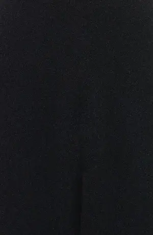 House Of Cb Bouclè Knit Tapered Pants - Black