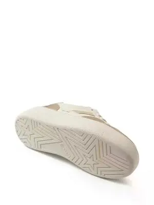 D.a.t.e. Court Platform Sneakers With Metallic Panelling
