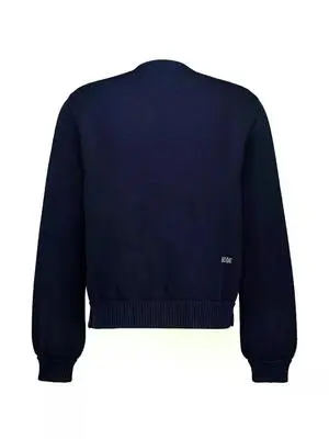 BODE Logo-detail Double-breasted Cardigan - Blue