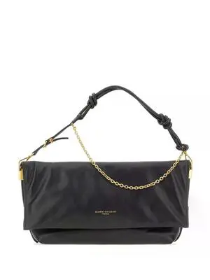 GIANNI CHIARINI Knitted Leather Shoulder Bag