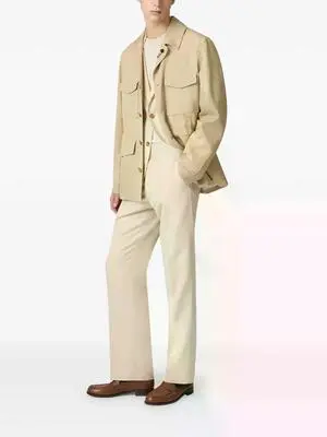 LARDINI Single-breasted Blazer - Neutrals