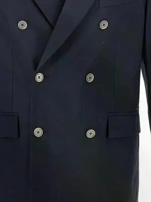 PAOLO PECORA Double-breasted Blazer - Blue