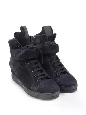 Prada Suede High-top Sneakers