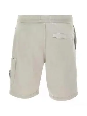 Stone Island Drawstring-fastening Cotton Shorts - Neutrals