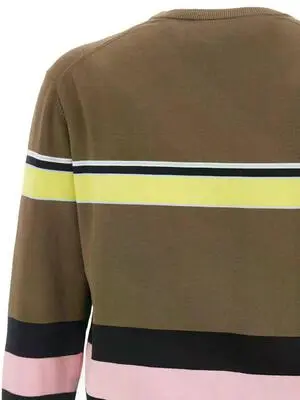 Iceberg Logo-embroidered Striped Sweater