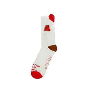 ALEX ZONO Ribbed Sock - Cream