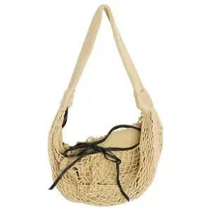 LEMAIRE Fortune Croissant Filt Bag - Tan