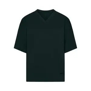NIKESKIMS Airy Oversized V-neck T-shirt 'dark Teal/dark Teal - Blue