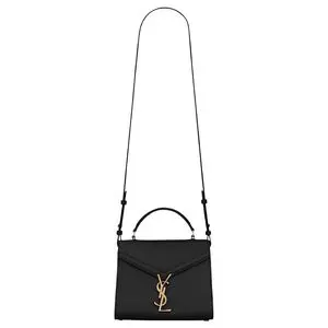 Saint Laurent Cassandra Mini Top Handle - Black