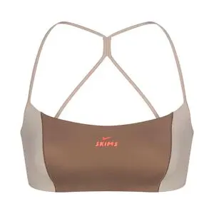 NIKESKIMS Shine Micro-scoop Bra 'truffle/stone - Brown