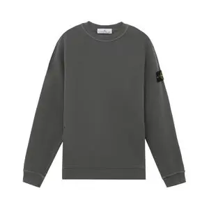 Stone Island Dyed Sweatshirt 'lead - Grey