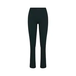 NIKESKIMS Matte High-waisted V-panel Straight Leggings 'dark Teal/dark Teal