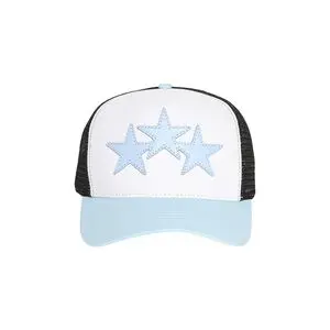 Amiri 3 Star Trucker Hat 'cerulean - Blue