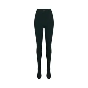 NIKESKIMS Matte High-waisted Footsie Grip Leggings 'dark Teal/dark Teal - Blue